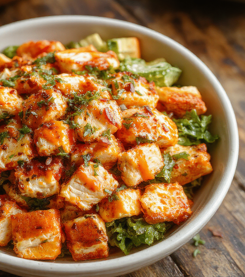 Healthy Buffalo Chicken Salad for Quick Meal Prep - Serena Gourmet